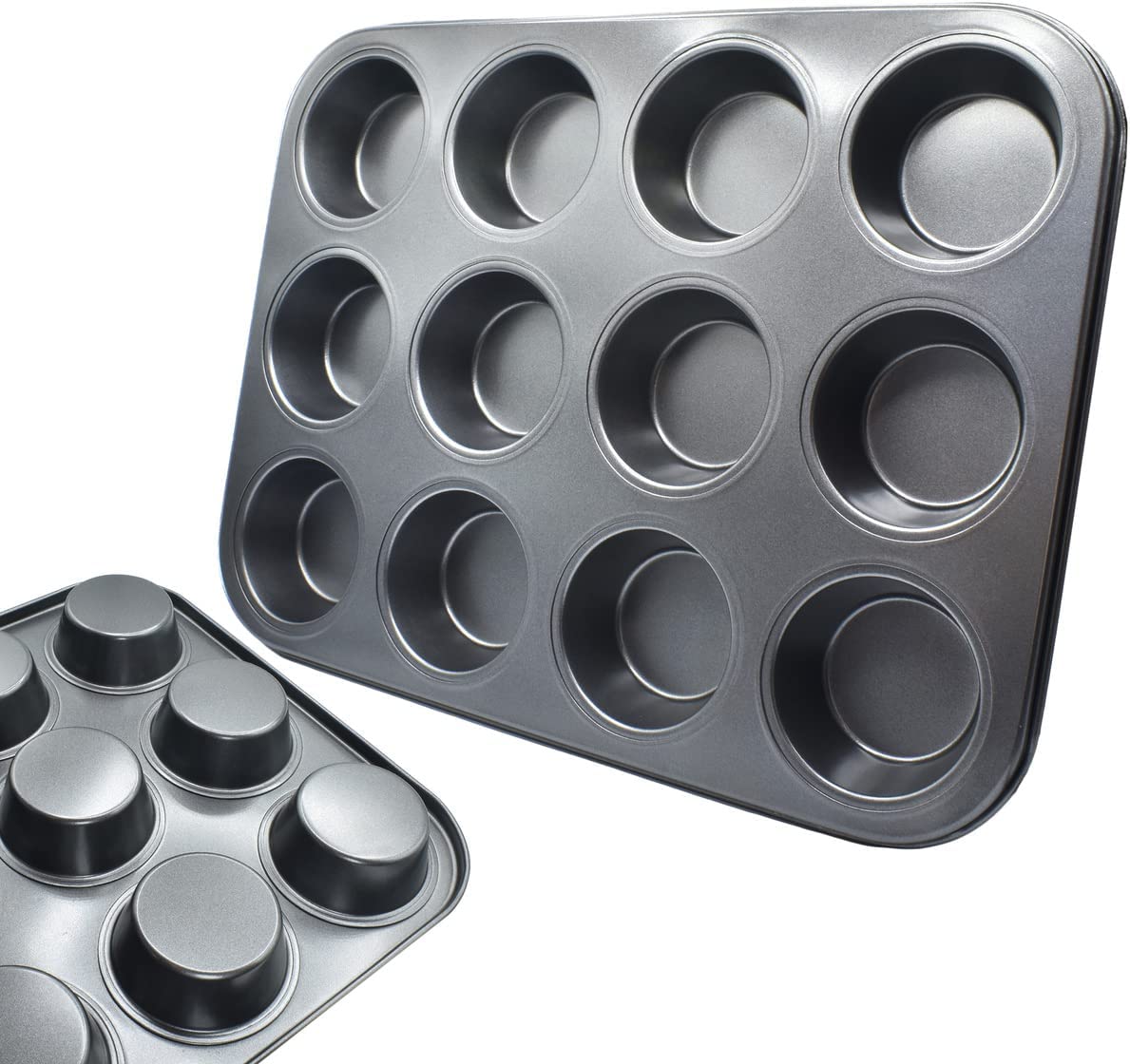 Non-Stick Muffin and Cupcake Tray - 12 Cups – ebake